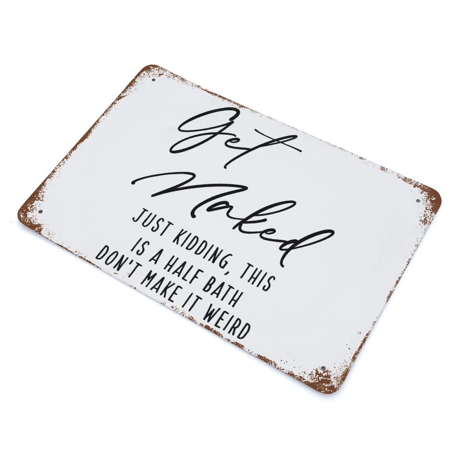 Just Kidding Sign