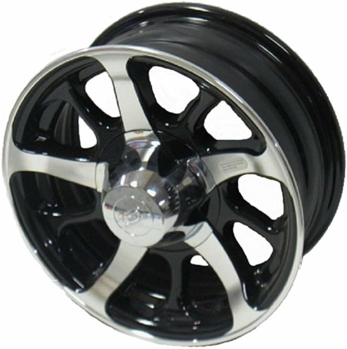 Amazon.com: Rhino 15x5, 5x4.5 Premium Aluminum Trailer Wheel, Black ...