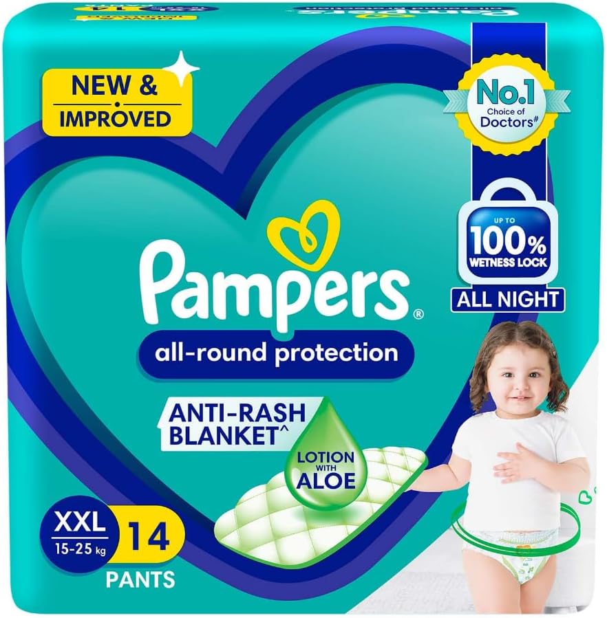 Buy Pampers Premium Care Pants for Babies, Small size baby Diapers, (S ...