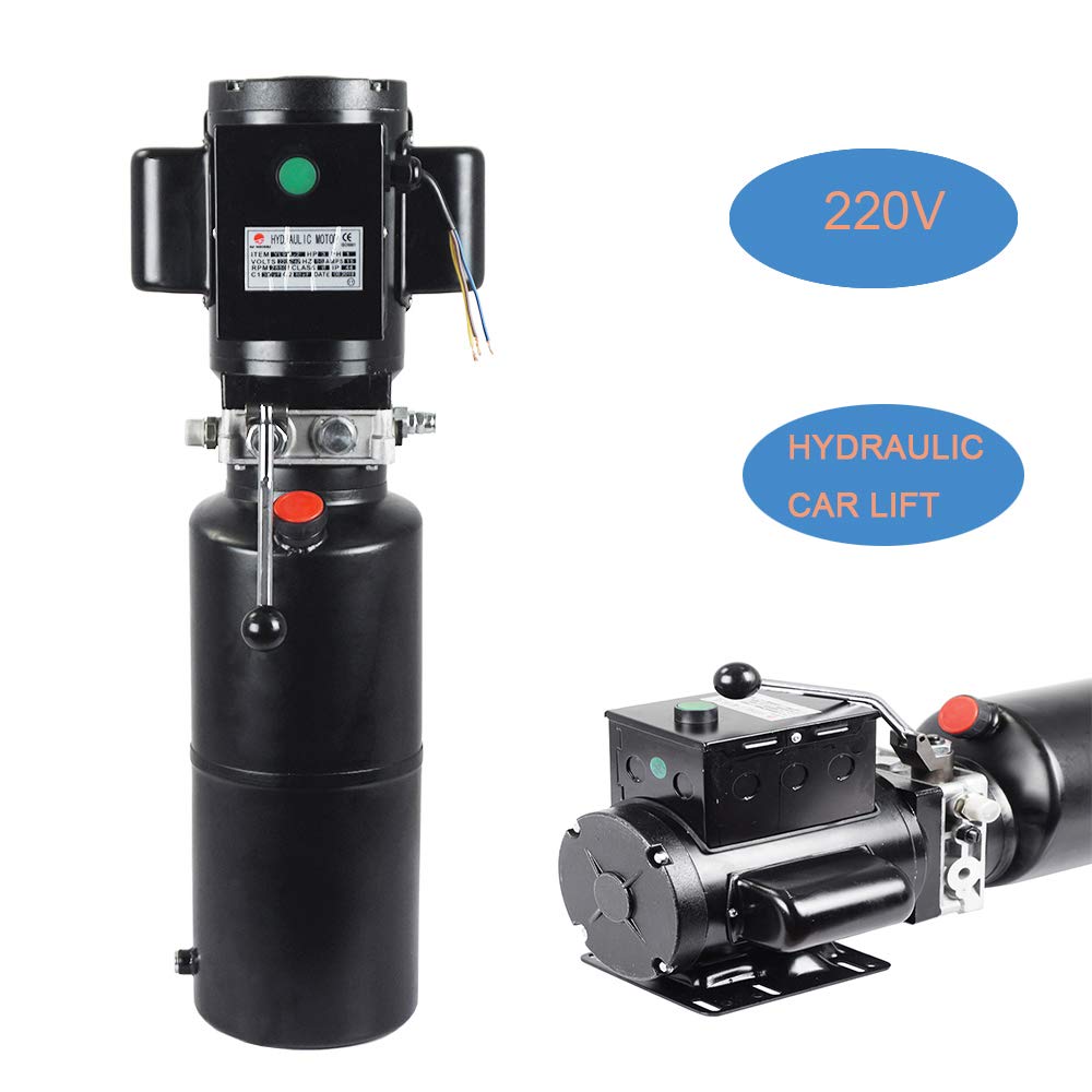 Buy Fisters Car Lift Hydraulic Power Unit 2.64 Gallon 3HP Auto Hoist ...