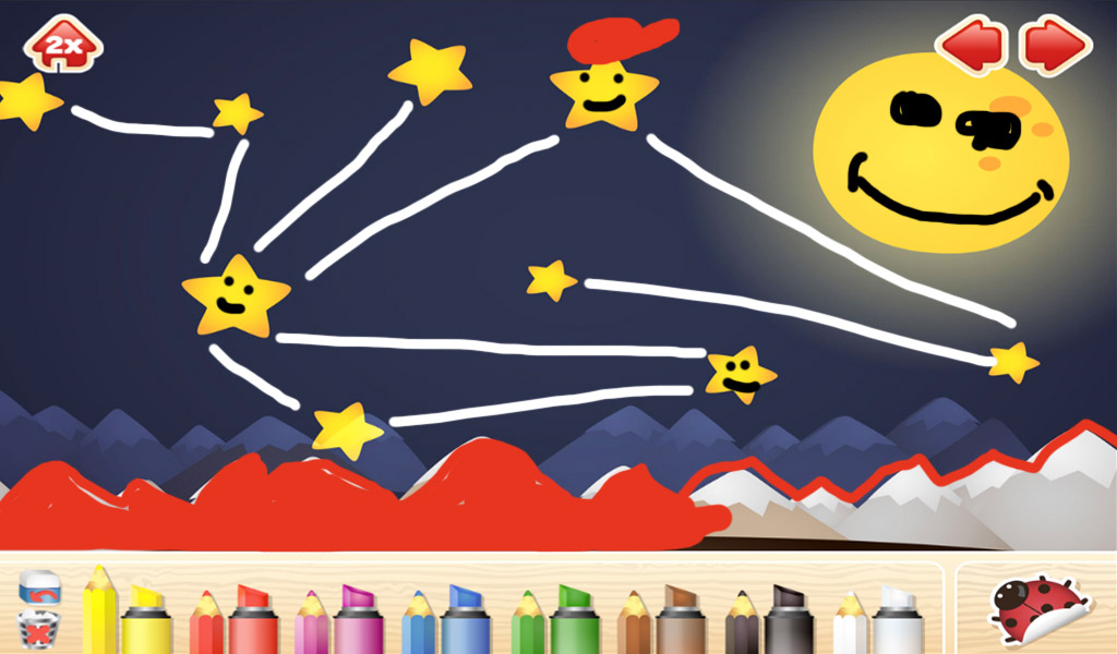 Coloring + Stickers! Game for Kids (by Happy Touch) - App on Amazon ...