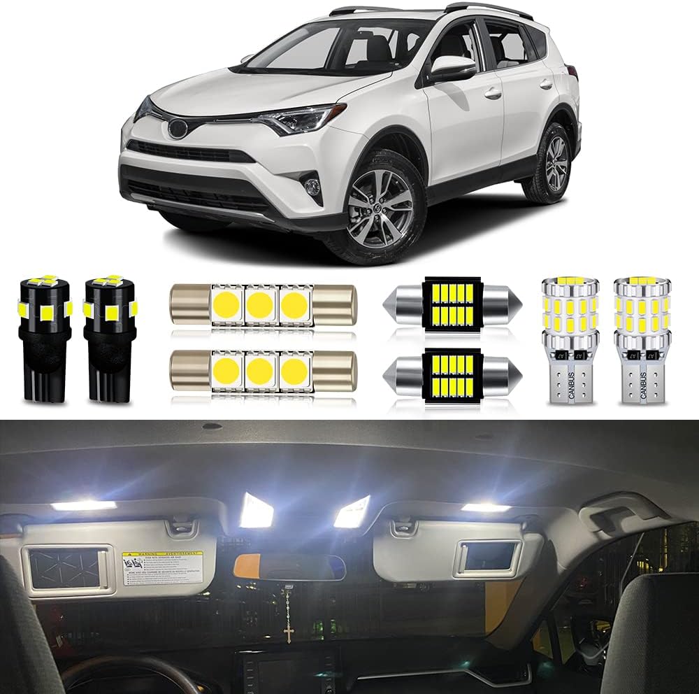 Amazon.com: D15 Lighting LED Interior Light Kit for Toyota Rav4 2006 ...