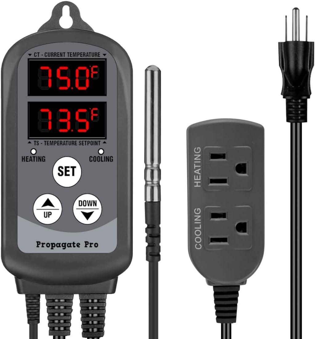 Amazon.com: 15 Amp Plug in Digital Temperature Controller Outlet by ...