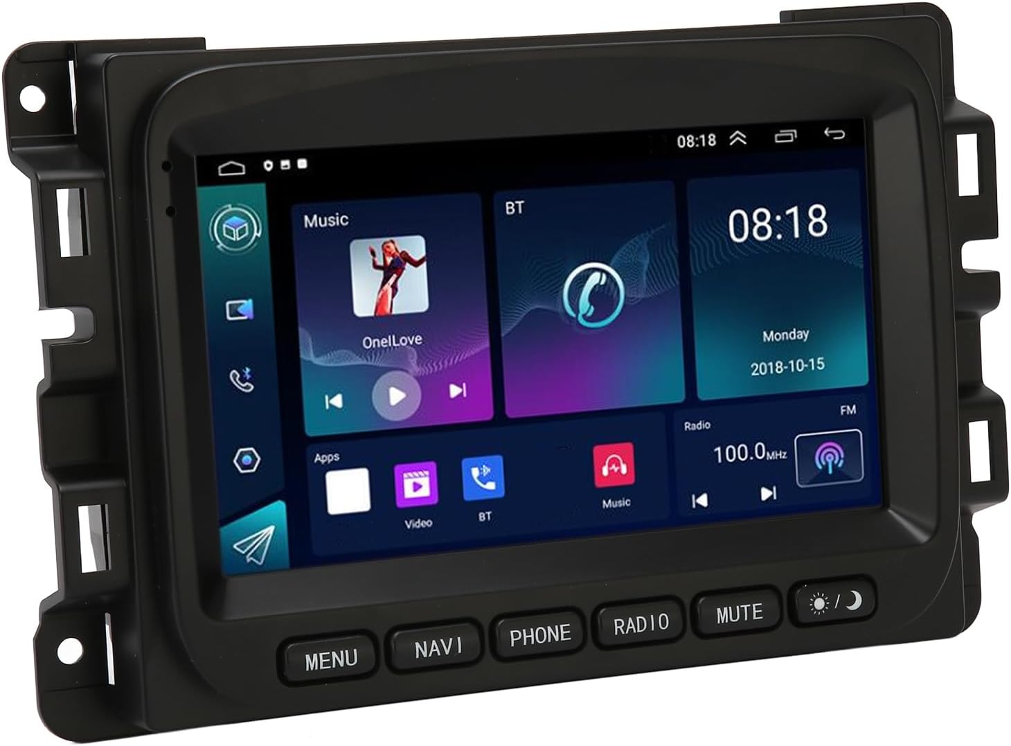 Amazon.com: 7in Car Stereo Receiver, Touch Screen IPS, 4 Core, 2G RAM ...