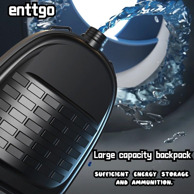 Snapklik.com : Electric Double Barrel Gatling Water Gun, Can Emit Light ...