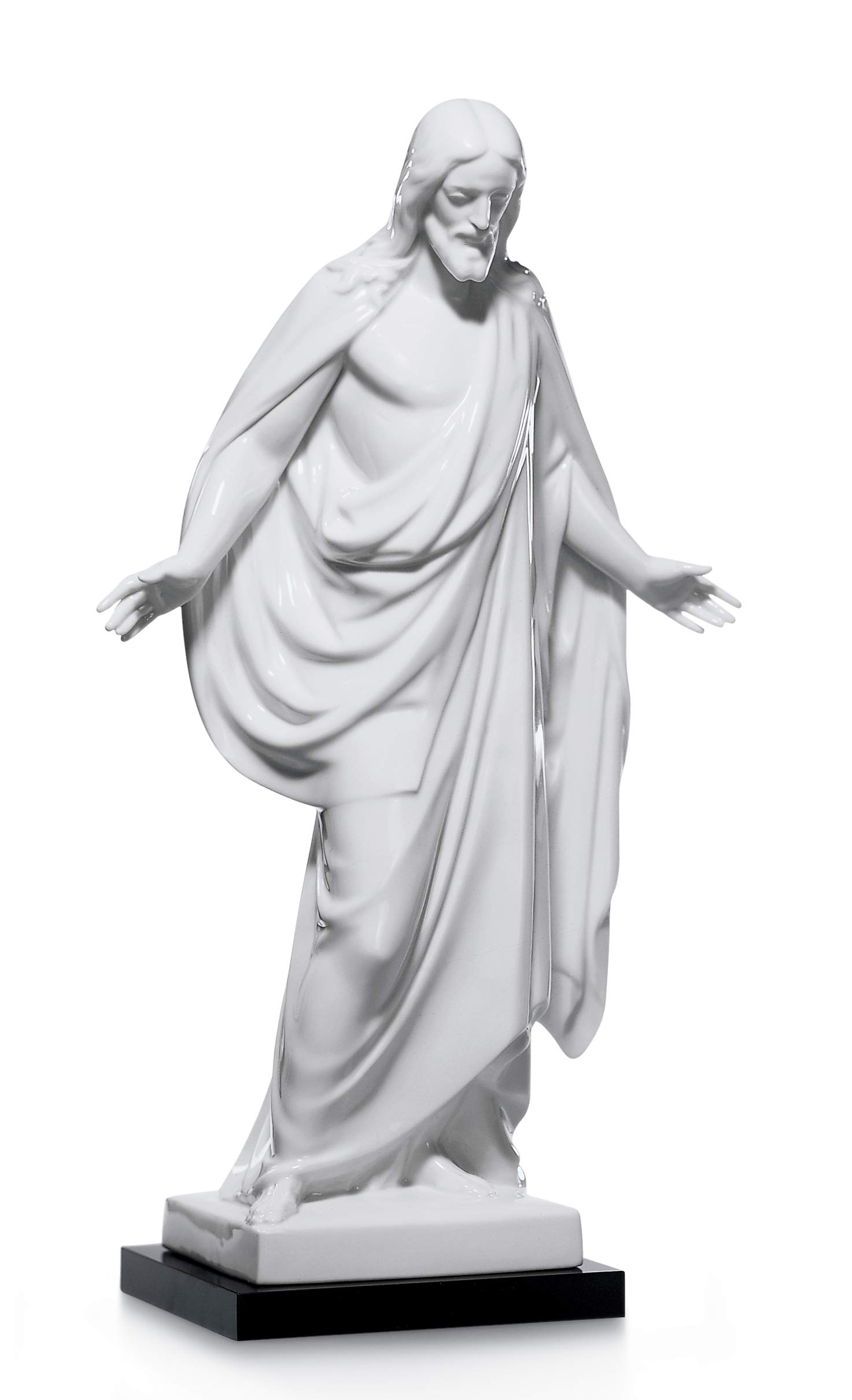 Amazon.com: LLADRÓ Christ Figurine. Right. Porcelain Christ Figure ...