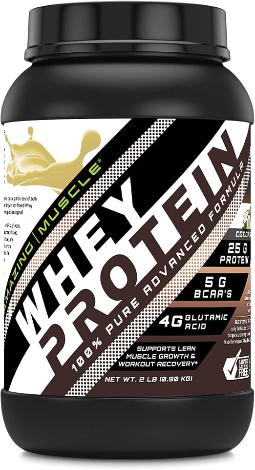 Amazon.com: Amazing Muscle Whey Protein Isolate & Concentrate ...