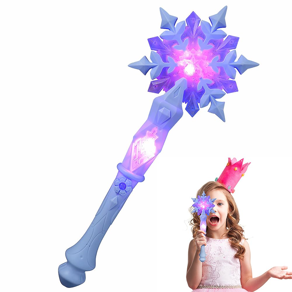Amazon.com: MAGICLULU Princess Wand 1Pcs Princess Wand Light Up ...