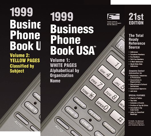 Amazon.co.jp: Business Phone Book USA 1999: The National Directory of ...
