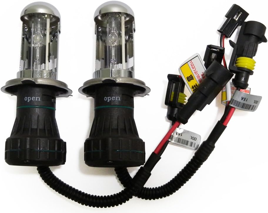 Amazon | ヘッドライト 防水 12V HIDバルブ H4 Hi/Lo スライド 汎用 35W/55W バーナー 交換補修用 車検対応 2本セット (4300K) | HIDバルブ ...