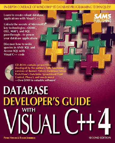 Amazon.com: Database Developer's Guide With Visual C++ 4.0 (Sams Developer's Guide ...