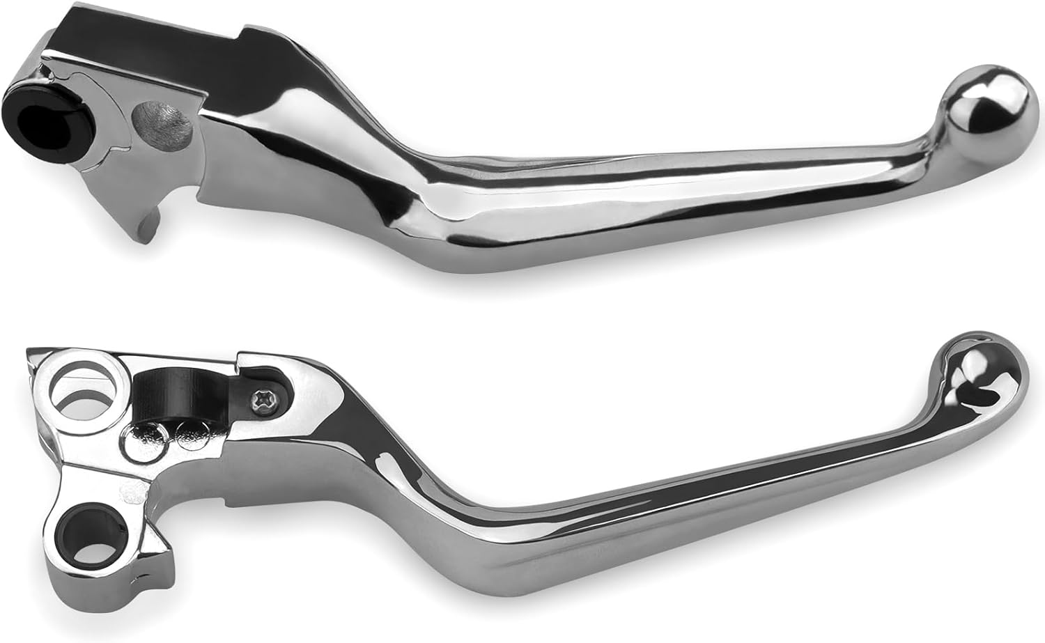 Amazon.com: Xastro Chrome Silver Brake Clutch Lever Hand Levers ...