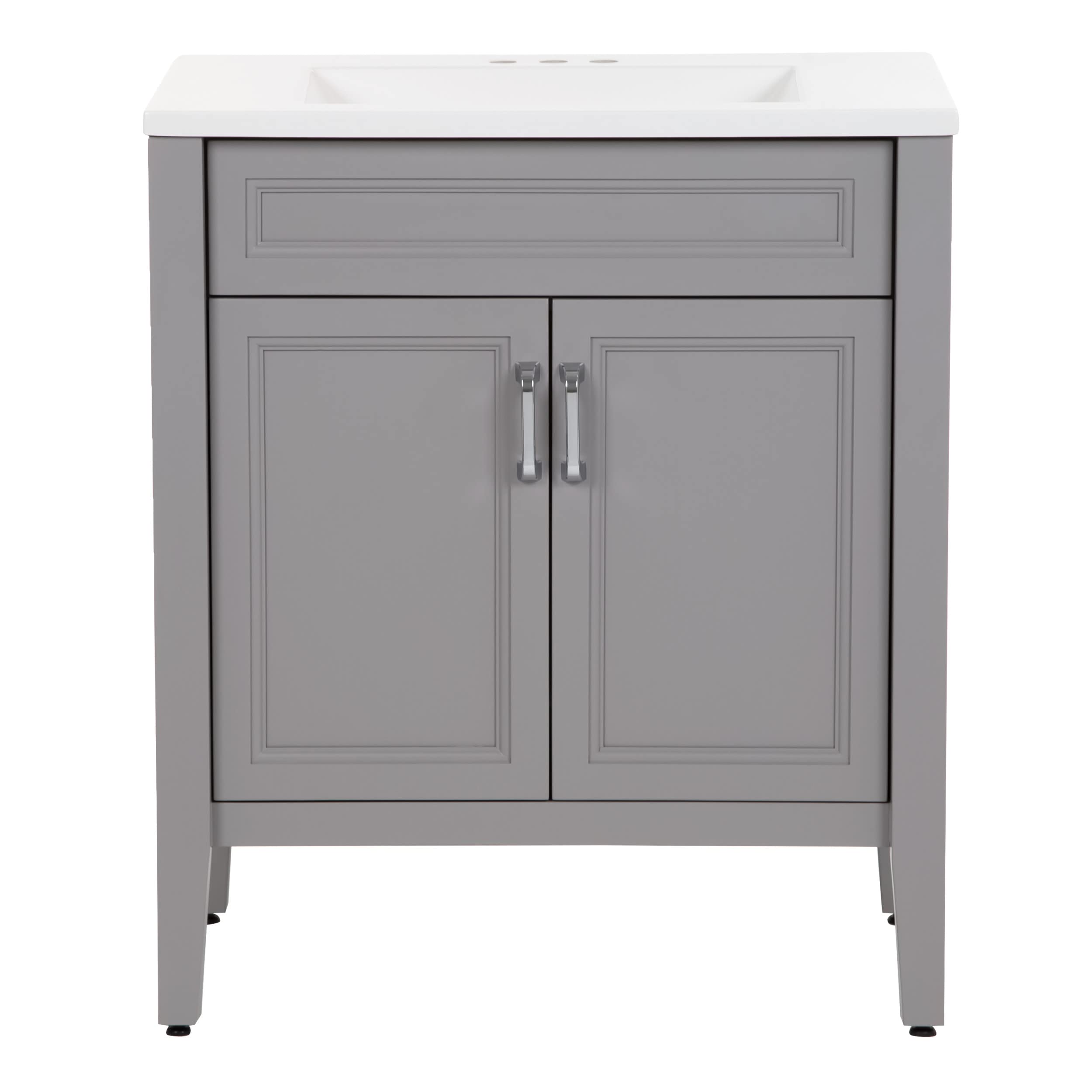 Amazon.com: Spring Mill Cabinets Vadin 31 Inch Bathroom Vanity with ...