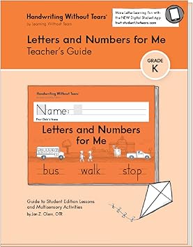 Amazon.com: Learning Without Tears - Letters and Numbers for Me Teacher ...