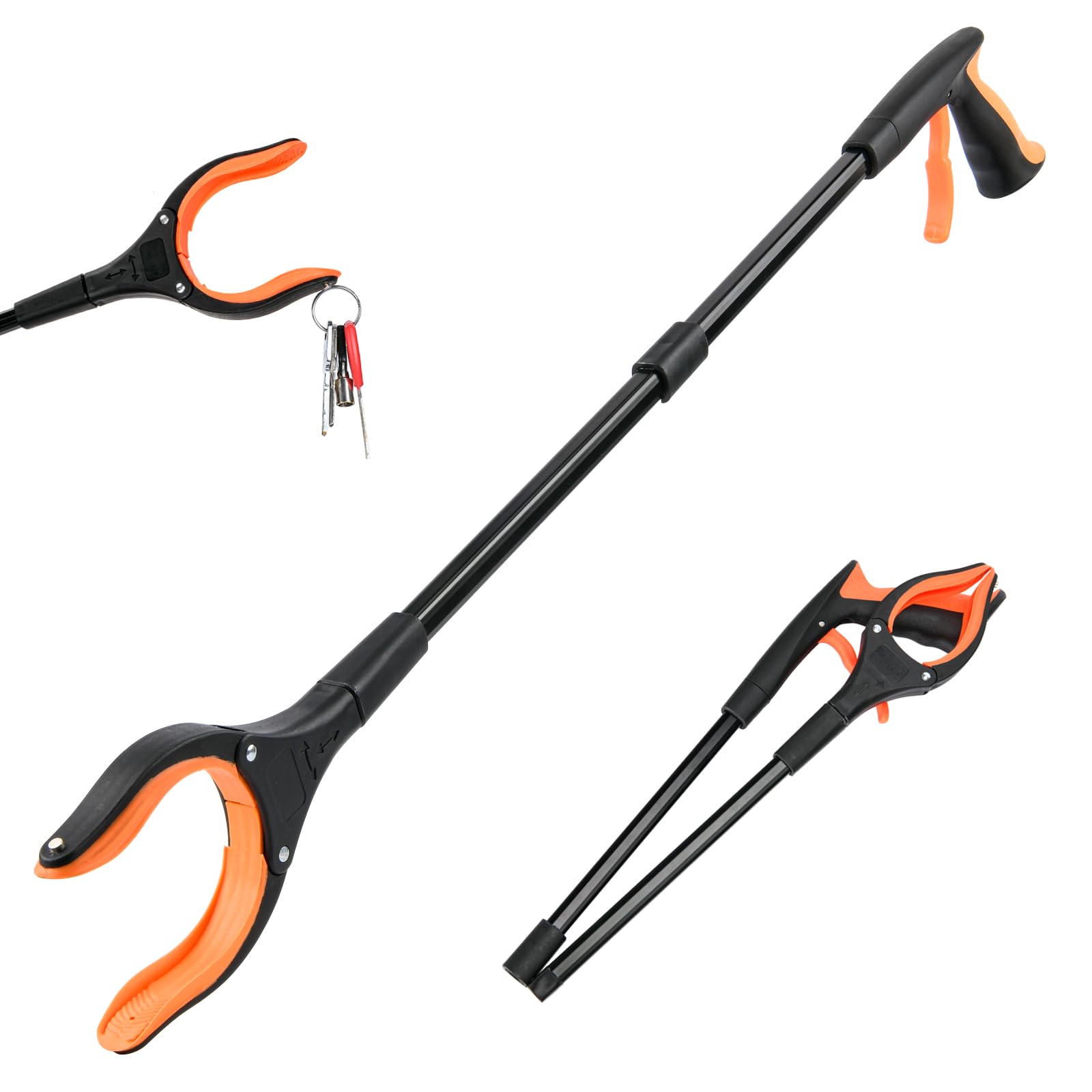 Amazon.com: 32" Grabber Reacher Tool, 360° Rotating Head, Wide Jaw ...
