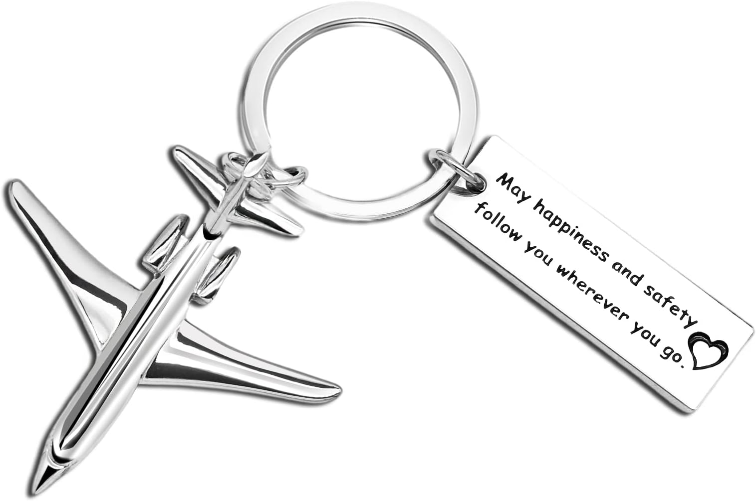 Amazon.com: Honbay 6PCS Metal Airplane Keychain Creative 3D Aircraft ...