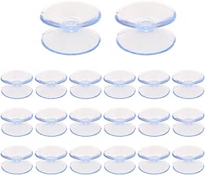 20 Pcs Double Sided Suction Cups for Glass Table Top 20 mm Glass Table ...