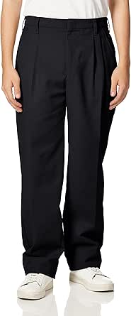 Red Kap Men's Executive Double Pleated Twill Work Slacks at Amazon Men ...