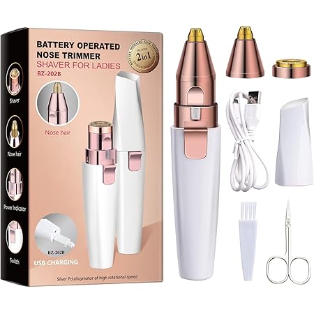 Amazon.com: Rechargeable Eyebrow Trimmer & Facial Hair Remover for ...