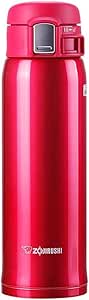 Amazon｜象印 ( ZOJIRUSHI ) 水筒 直飲み ステンレスマグ480mlクリアレッド 軽量タイプ SM-SA48-RW｜水筒・マグボトル オンライン通販