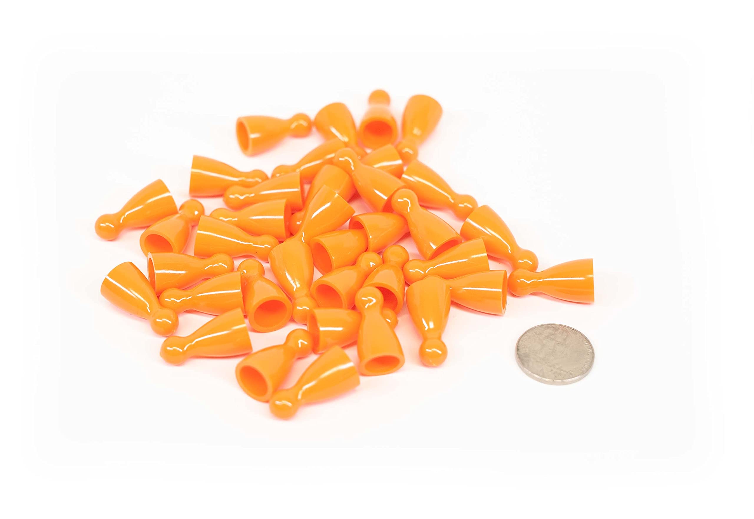 Amazon.com: Plastic Pawns: Set of 36 Orange Color Board Game Playing ...