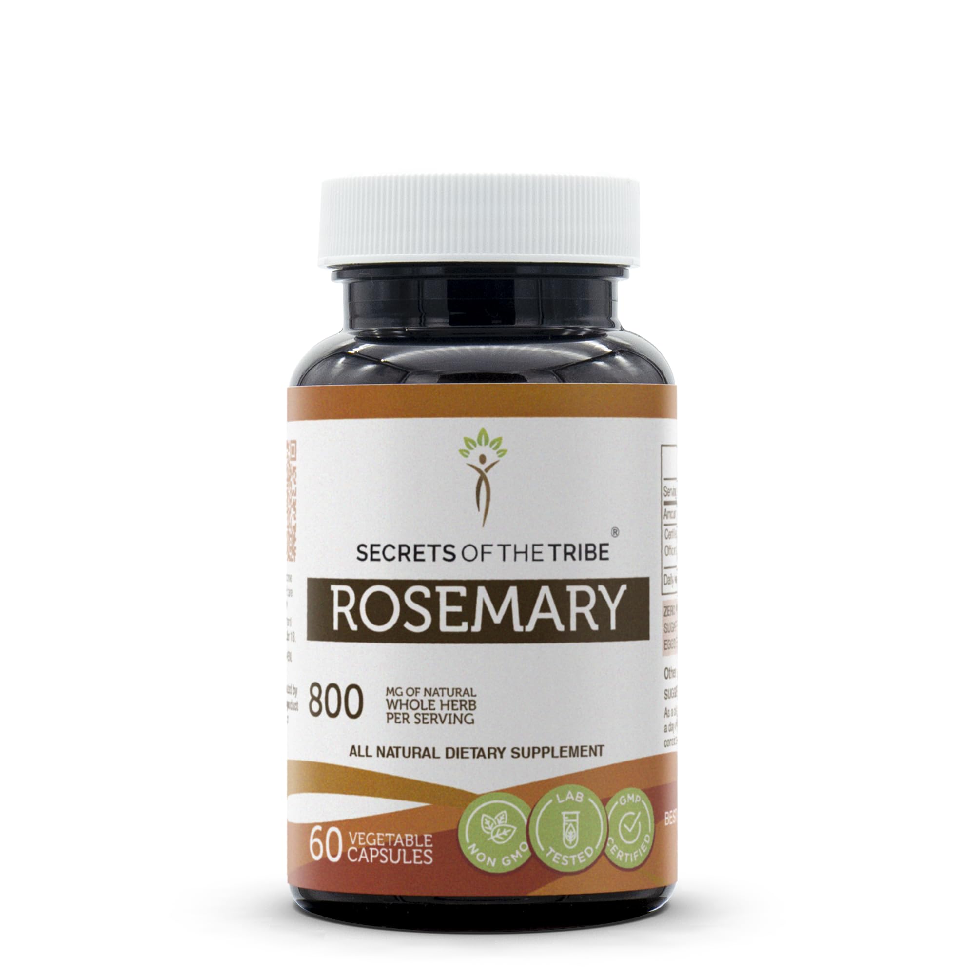 Amazon.com: Secrets of the Tribe Rosemary 60 Capsules, 800 mg, Rosemary ...