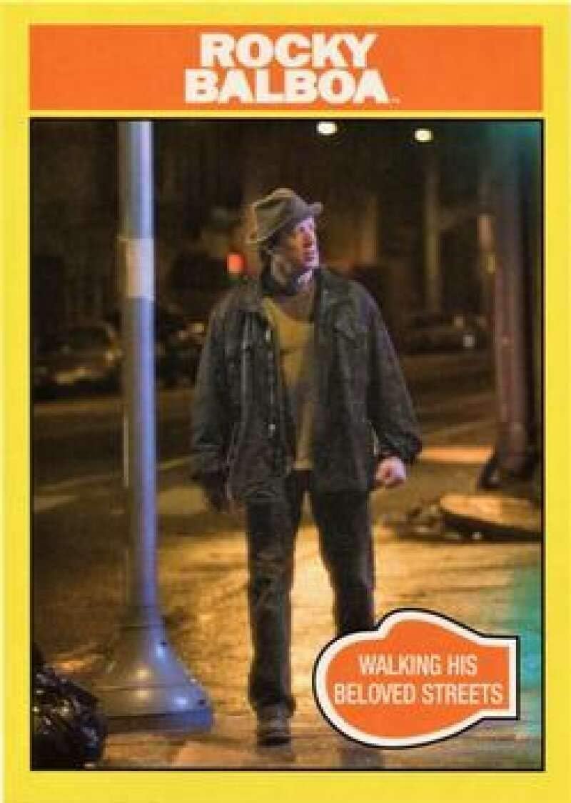 2016 Topps Rocky 40th Anniversary NonSport Trading Card #262 Walking ...