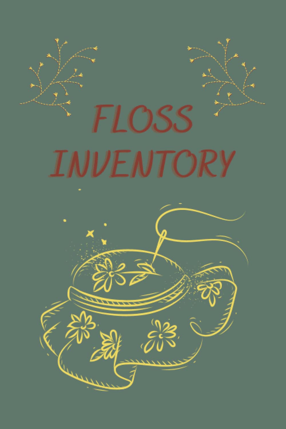 Paperback Embroidery Floss Inventory Notebook with Charts and Dot Grid ...