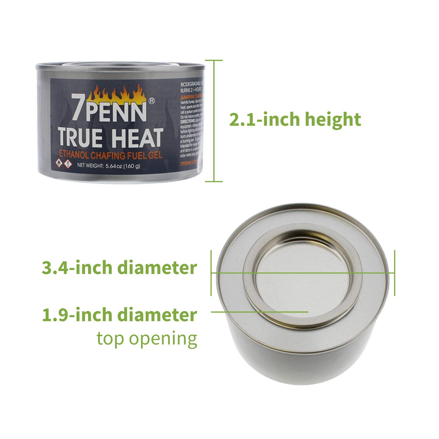 Snapklik.com : 7Penn Gel Fuel True Heat Bio Ethanol 2 Hr Cooking Fuel ...