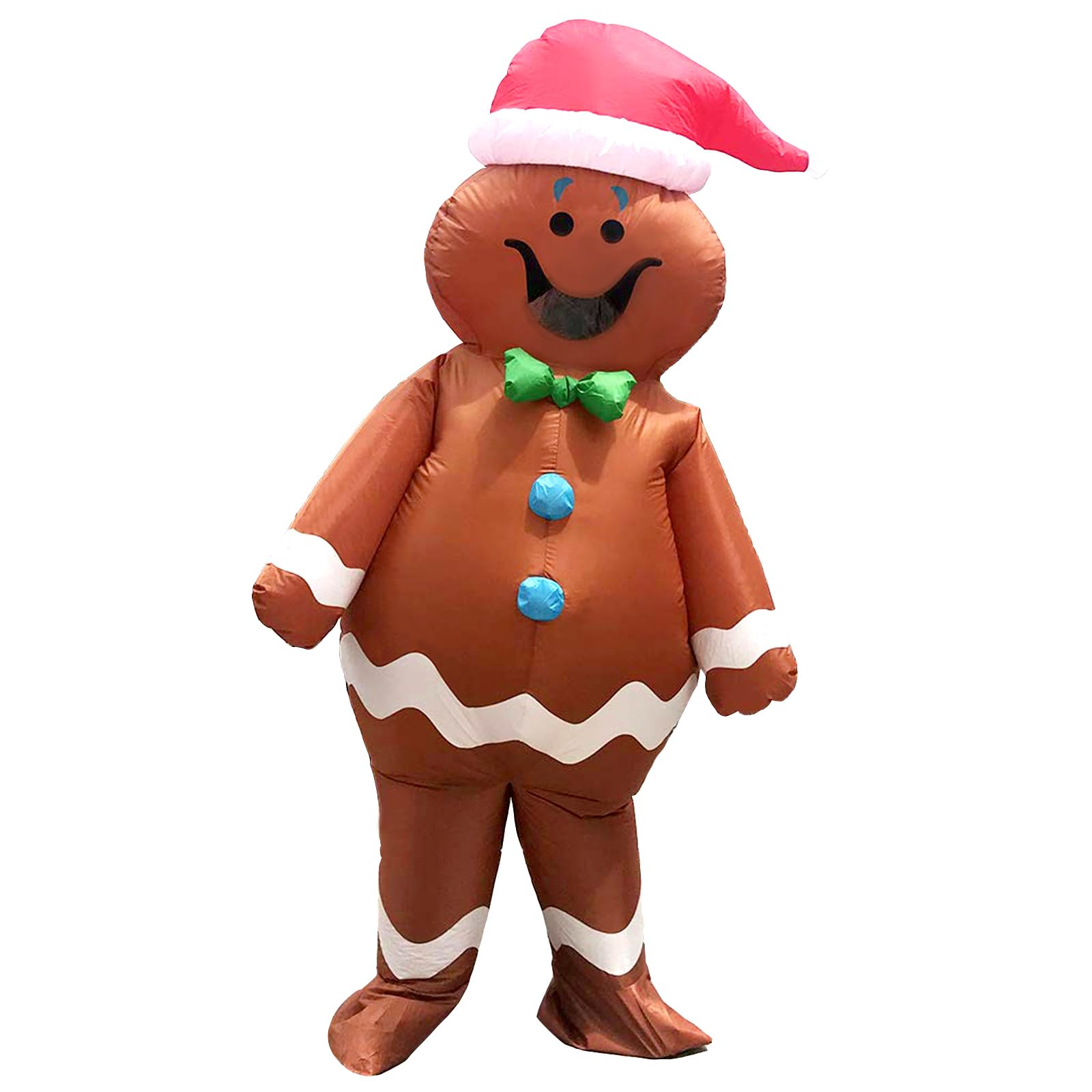 Amazon.com: LUVSHINE Gingerbread Man Costume adult, Cute Christmas ...