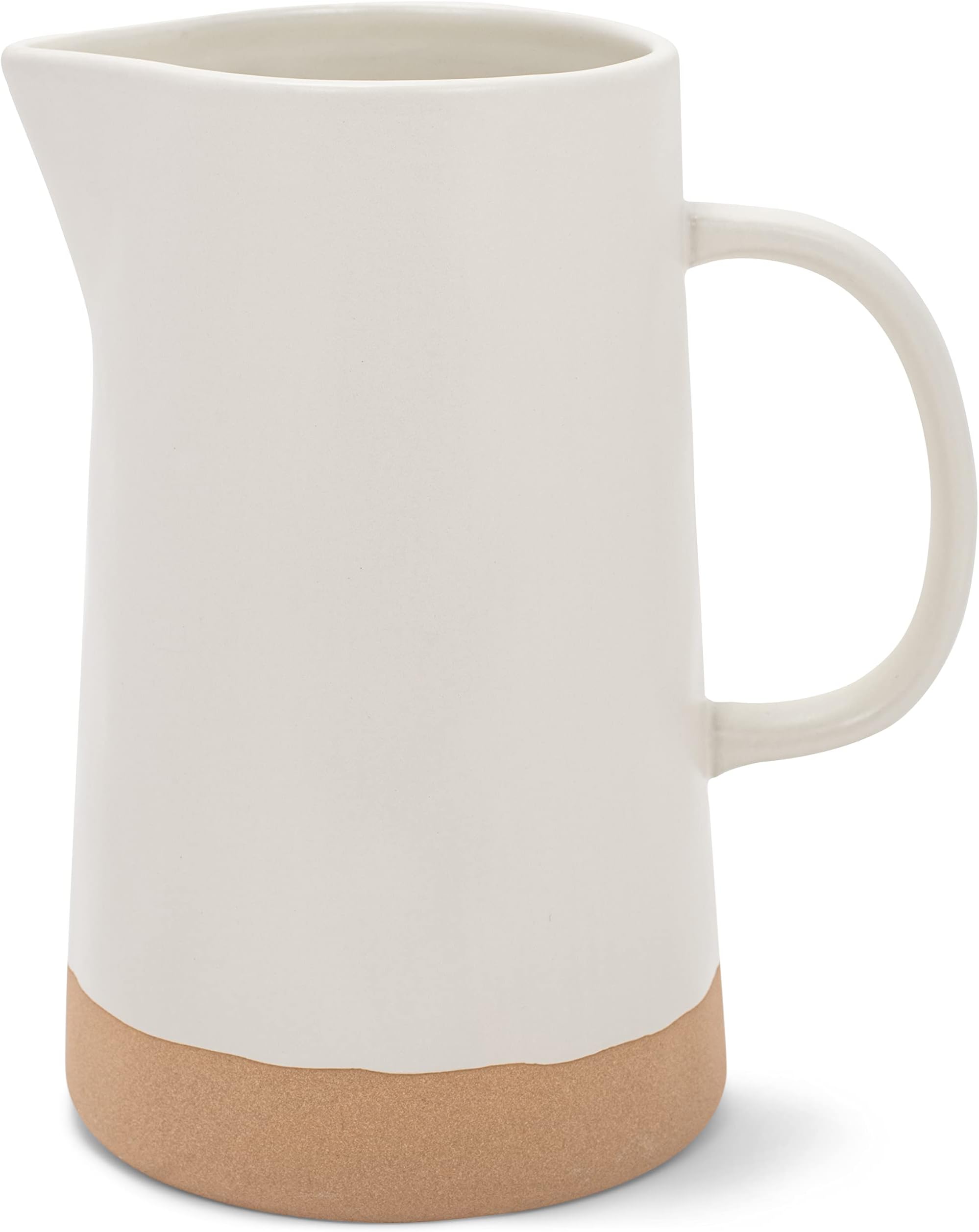 Amazon.com: Creative Co-Op White Ceramic Pitcher : Home & Kitchen