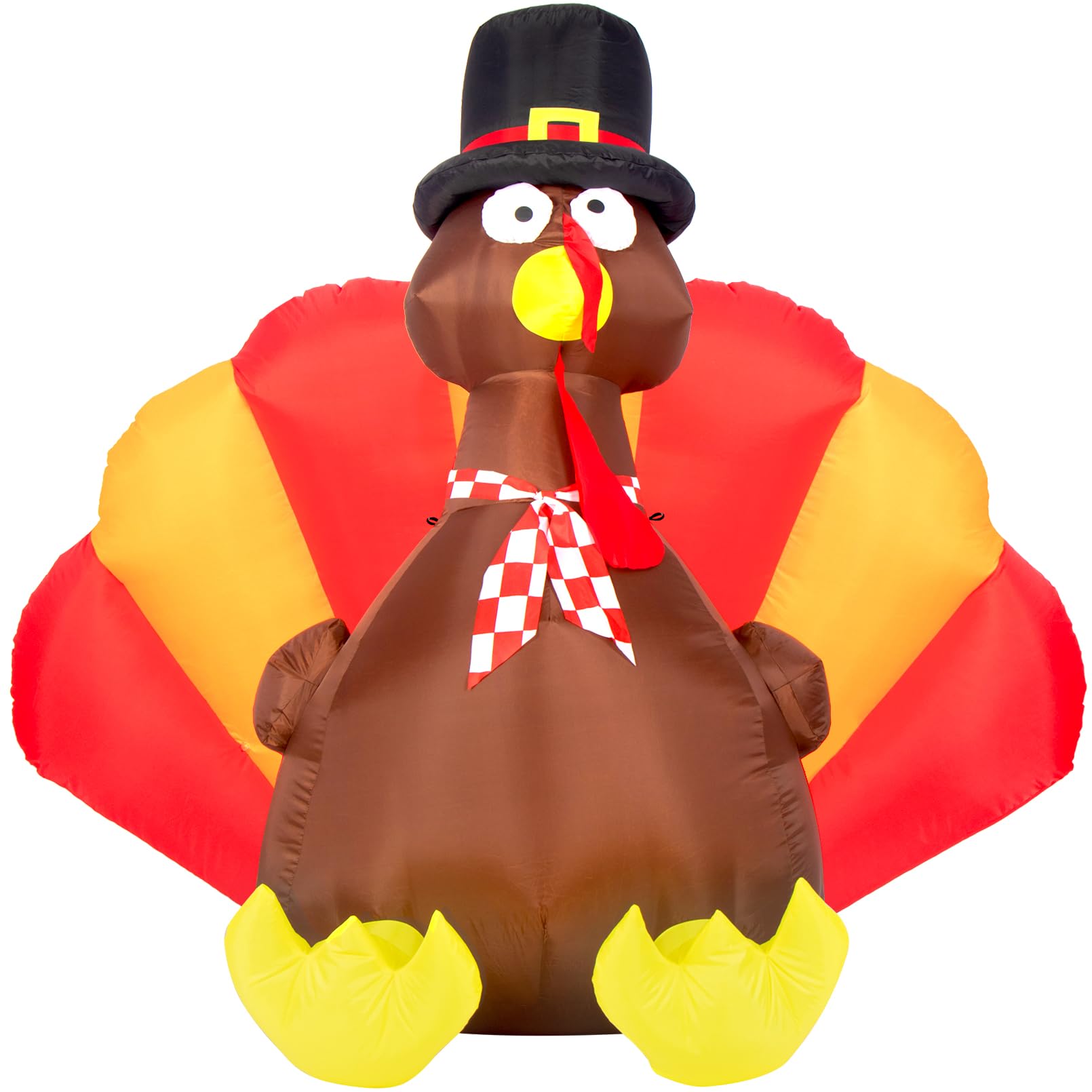 Amazon.com: LAOSSC 6 FT Inflatable Turkey Yard Decorations for Outdoor ...