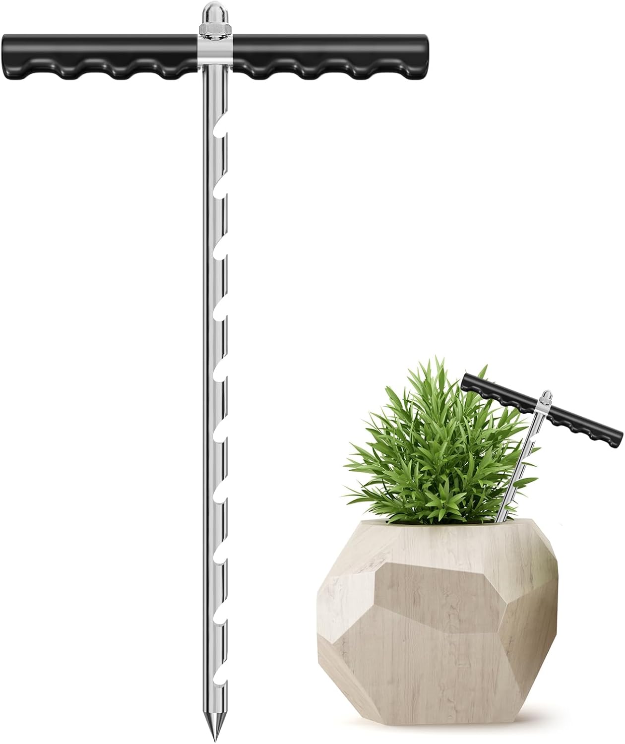 Amazon.com: 16” Monitor Soil Probe,Soil Sampler and Plant Moisture ...