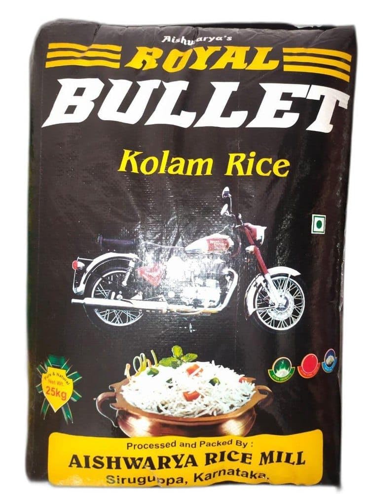 MAHYAN Royal Bullet SHAHI BULLET Raw Rice Kollam fine Quality ...
