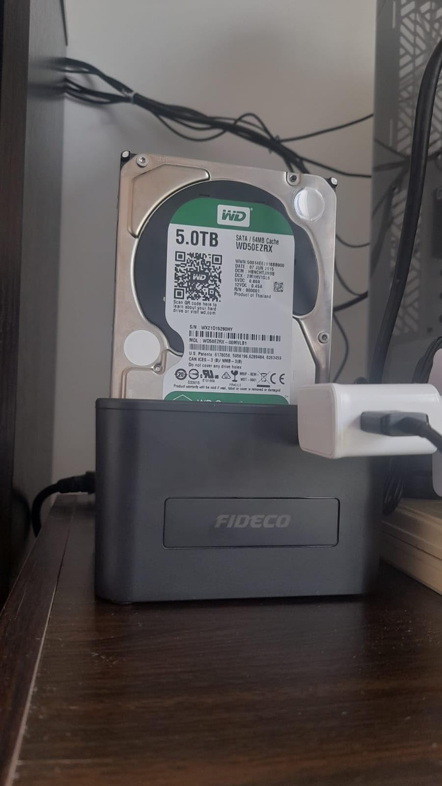 FIDECO Hard Drive Docking Station, USB 3.0 SATA Hard Drive Reader for 2 ...