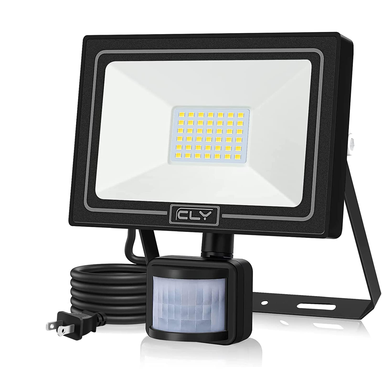 CLY LED Security Lights Motion Sensor Flood Light Outdoor 35W 3000LM ...