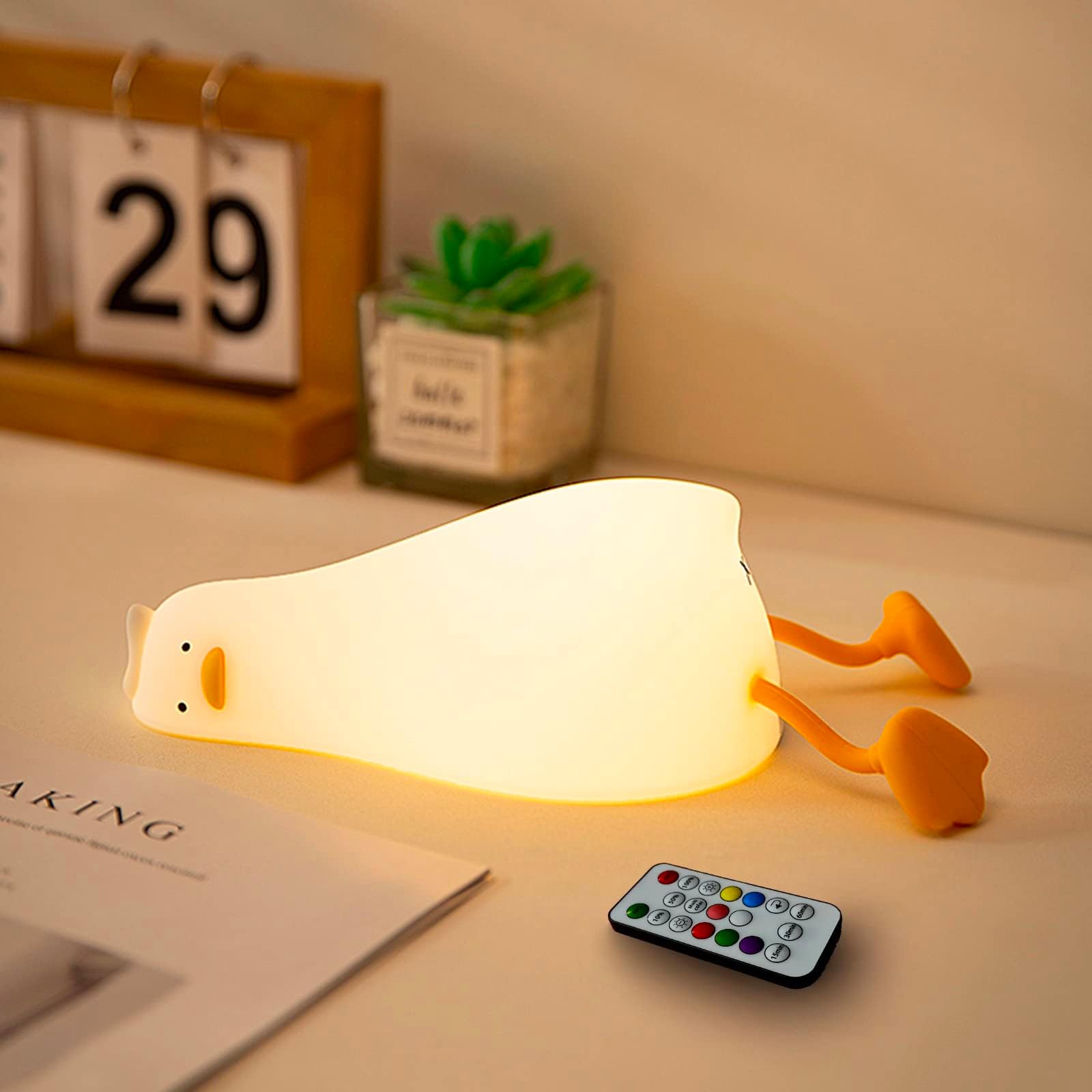 Amazon.com: Benson The Duck Light Tubbo Silicone Night Light Nursery ...