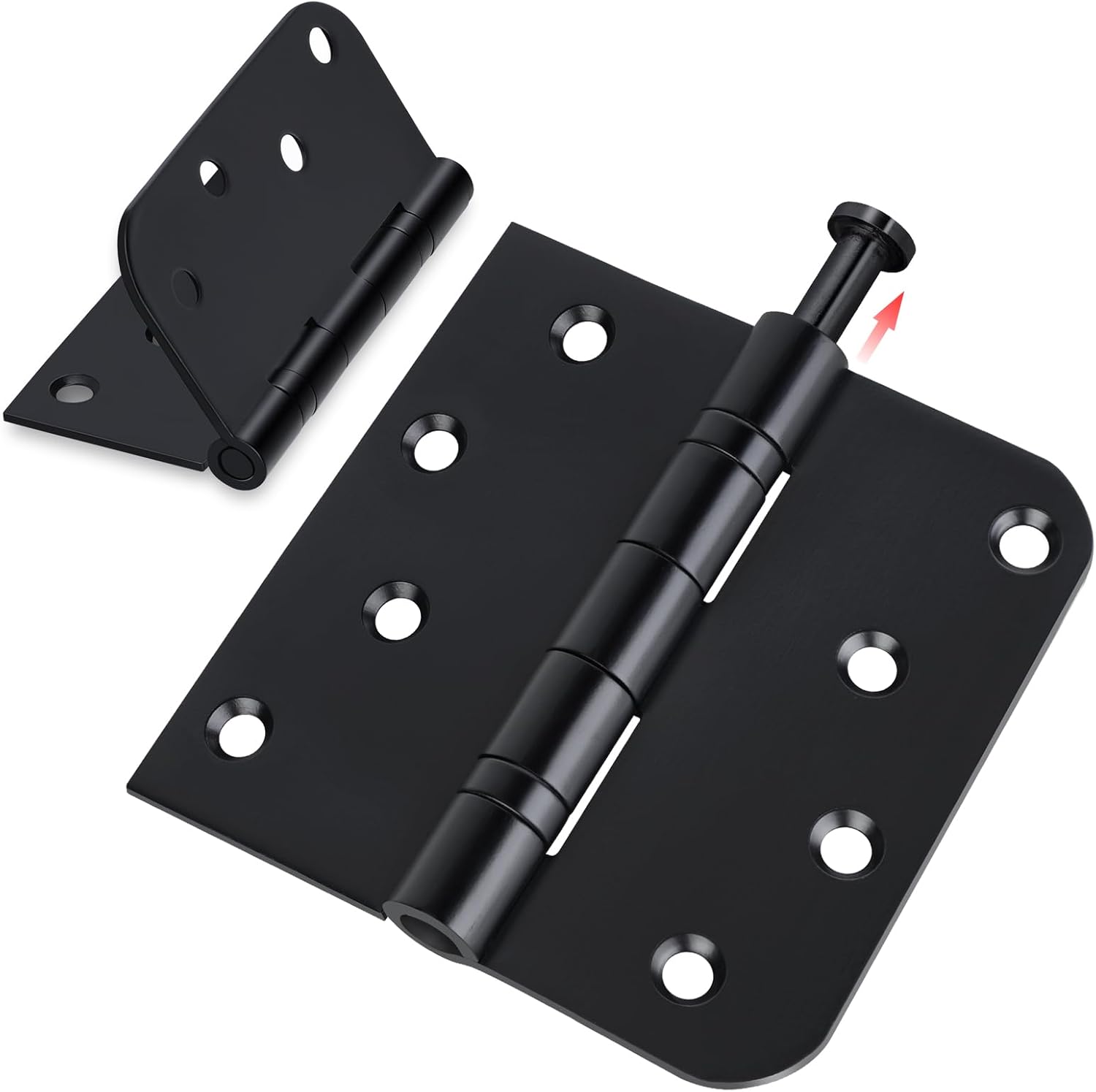 Hinge, Stainless Steel Hinges, 3 Pack 4 Inch Black Interior and ...