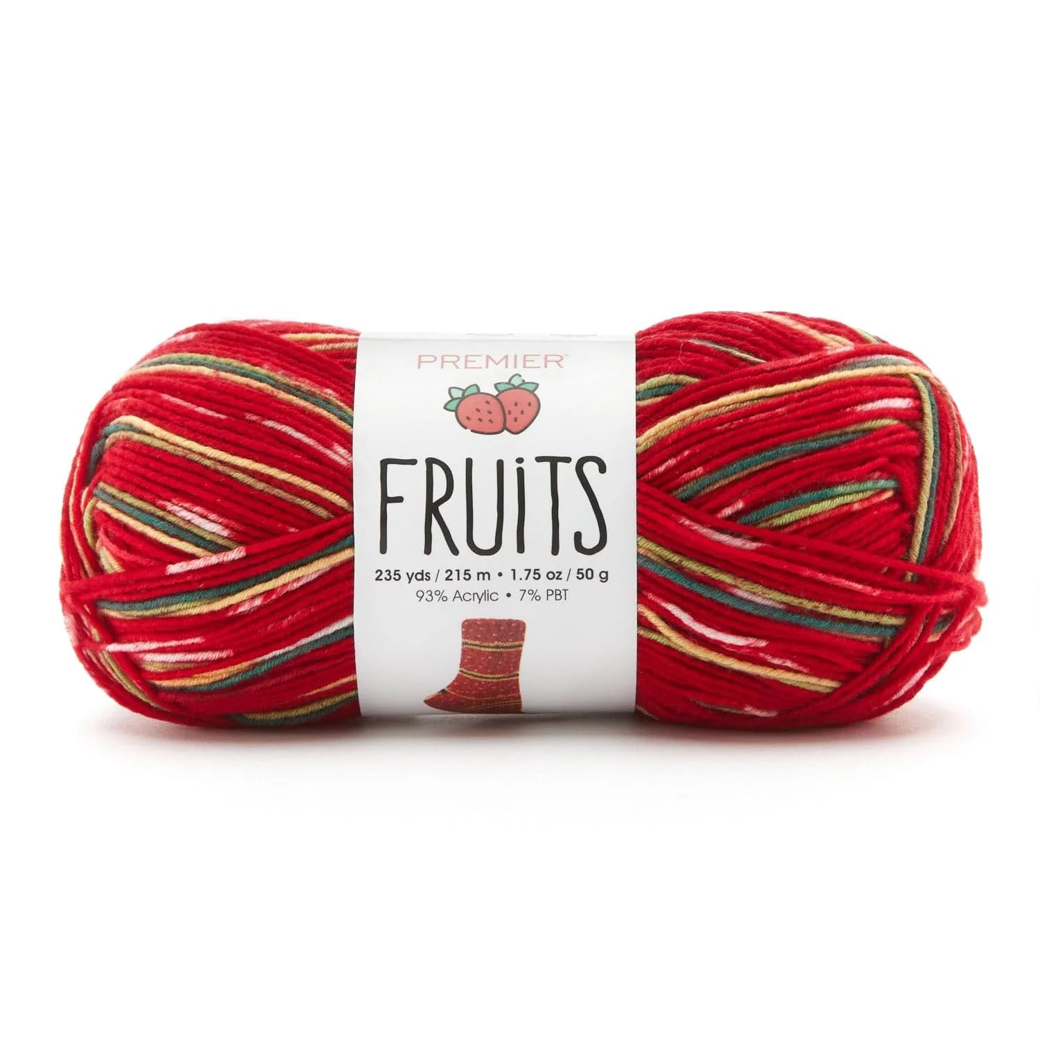 Amazon.com: Premier Yarns Fruits Yarn, Acrylic Yarn for Crocheting and ...