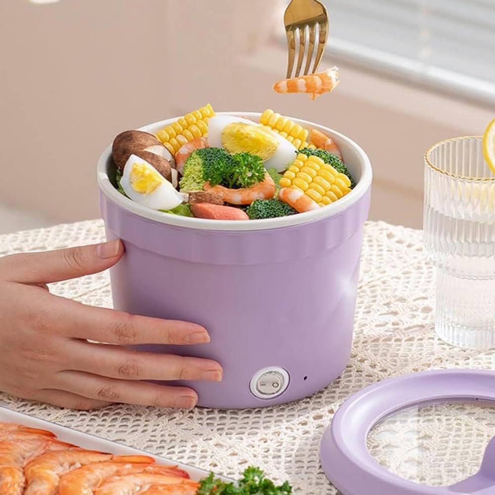 Mini Electric Cooker, Noodle Pot, Multifunctional Electric Hot Pot, 1L ...