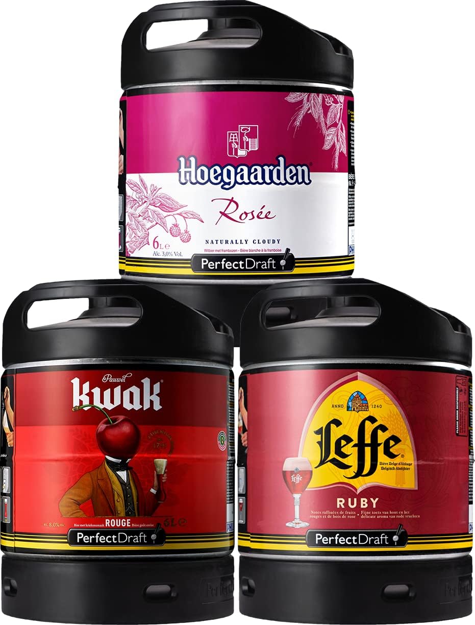 Pack 3 fûts de 6 litres - Compatibles avec la tireuse Perfectdraft - 15 ...