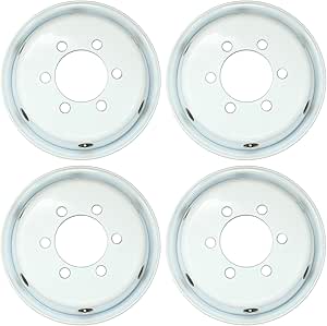 Amazon.com: 19.5" Set of 4 19.5x6 White Steel Wheels For ISUZU NPR NPR ...