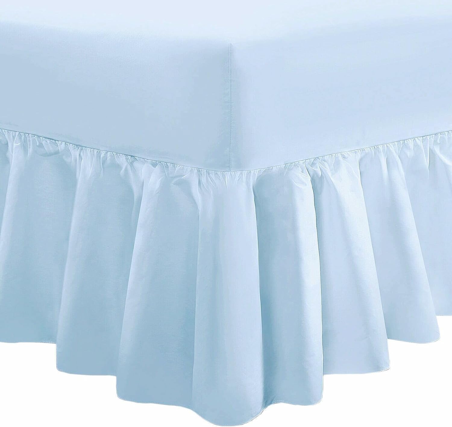 Deep Fitted Valance Sheet Polycotton Top Notch Quality Easy Care Soft ...