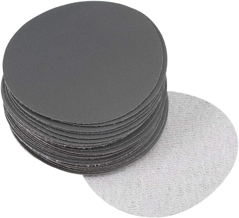 uxcell 3 Inch Wet Dry Sanding Discs 800 Grit Hook and Loop Sandpaper ...