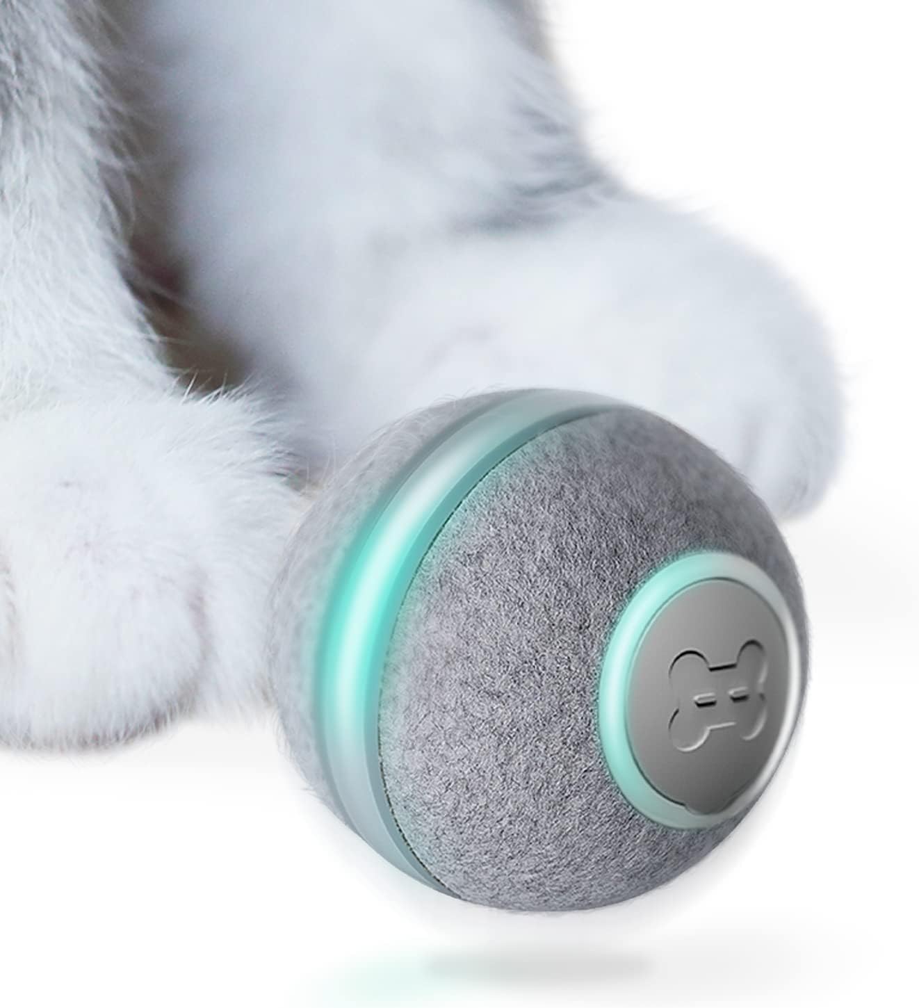 Cheerble Jouet Chat Interactif, Balle Intelligente Auto-Rotative ...