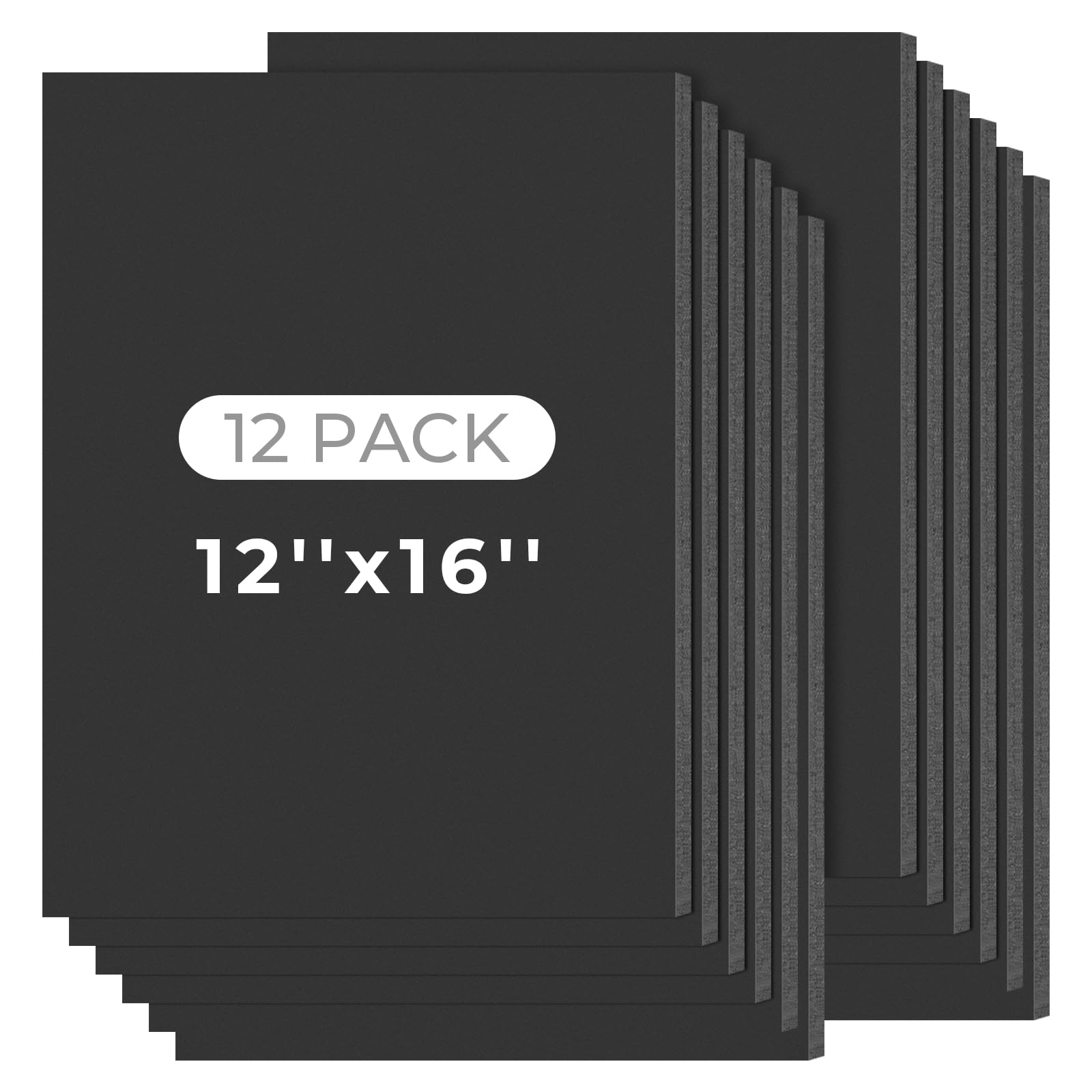 Craft Foam Core Board EXCELSIS DESIGN Black Foam Board 15 Pack - 8x10 ...