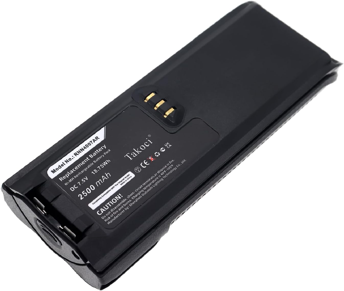 Amazon.com: TAKOCI Replacement Battery for Mo-torolaXTS3000 XTS3500 ...