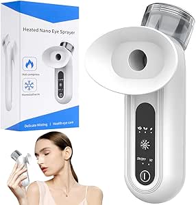 Eye Steamer for Dry Eyes, Steam Wand for Dry Eyes, Heated Nano Eye Mist ...