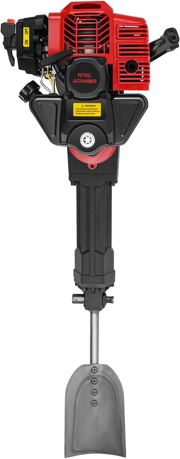 Amazon.com: Gas Powered Excavator, 52CC 2-Stroke Gasoline Engine ...