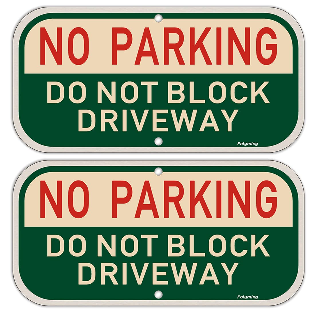 Buy 2 Pack No Parking Do Not Block Driveway Sign 12 X 6 Inches Do Not